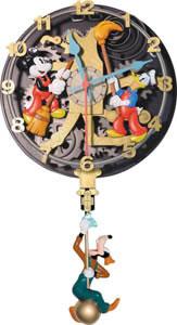 Telemania Disney's Clock Cleaners Animated Talking Wall Clock